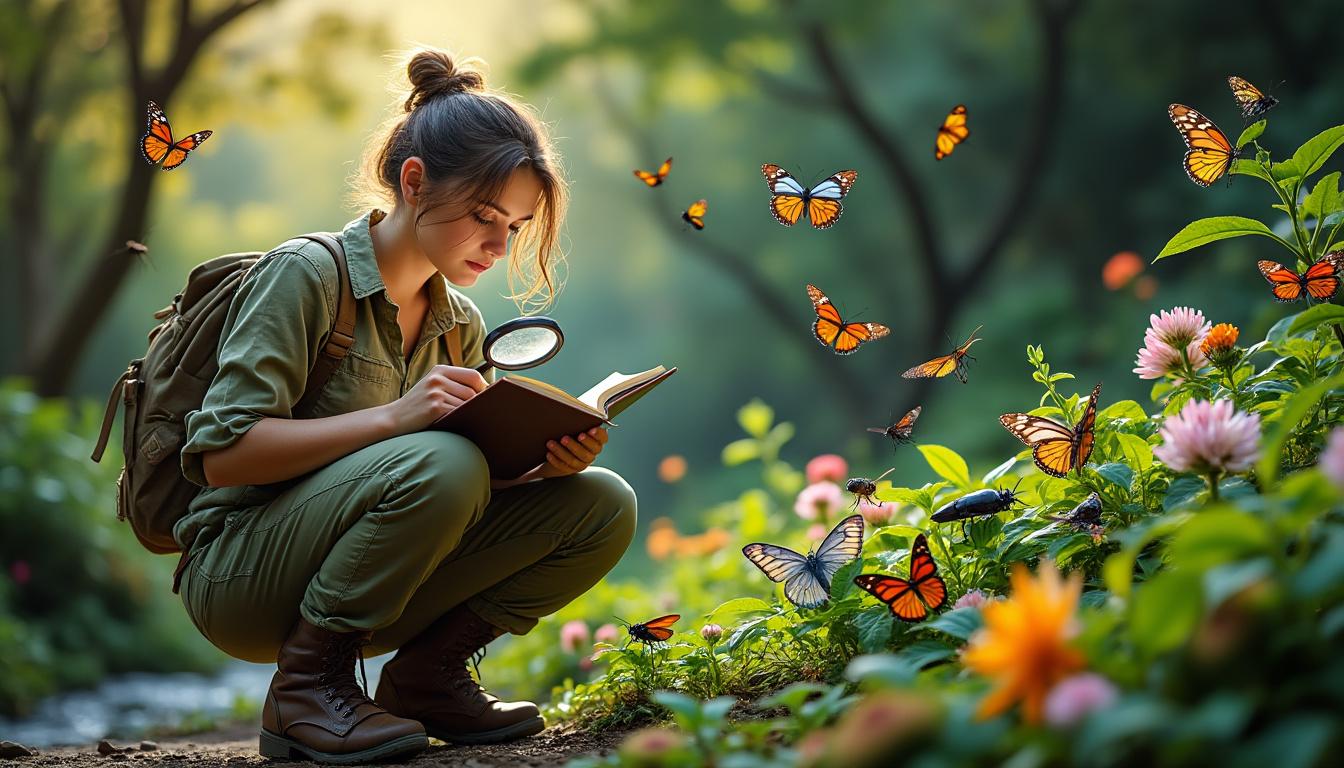 Laure, entomologiste passionnée, protège la biodiversité